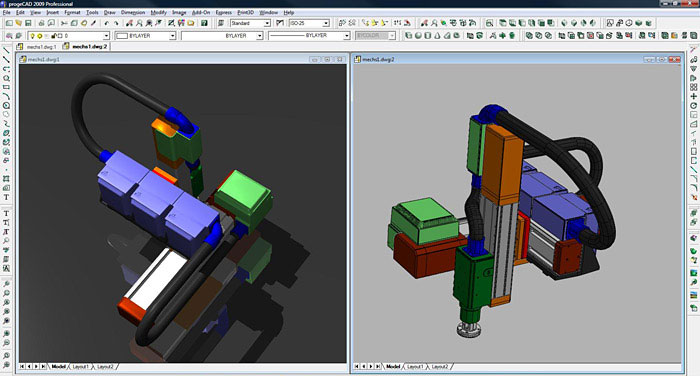 progeCAD einfaches Rendern. Artisan. AutoCAD-Rendering. Ray Tracing